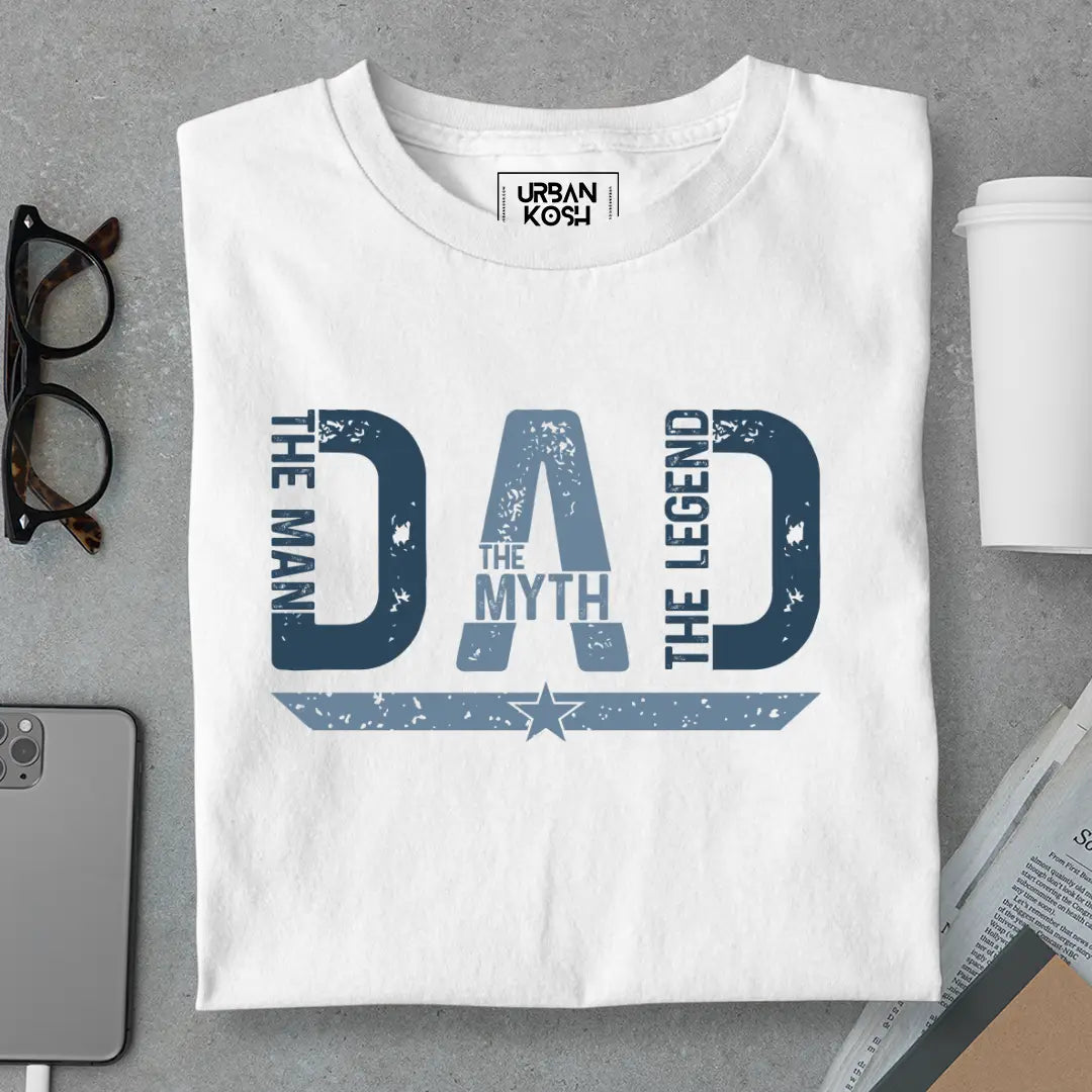 Captain Dad: The Man The Myth The Legend Premium T-Shirt – Urban Kosh